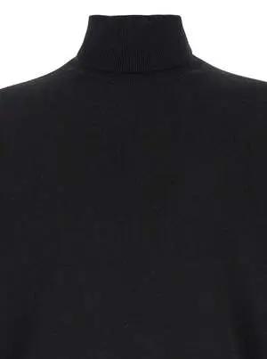LEPLAIN Turtleneck Sweater With Long Sleeves In Merino Wool And Silk For