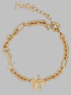 Saint Laurent Bracciale Con Colomba E Cassandre