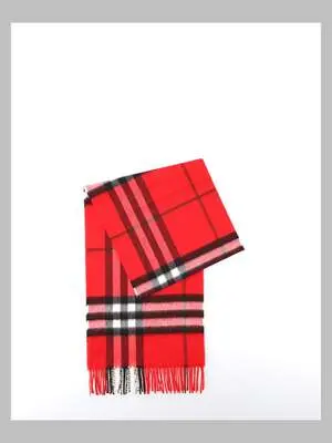 Burberry Sciarpa Check - Red