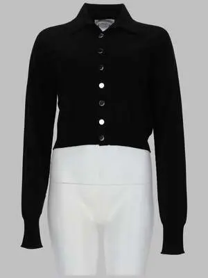Sportmax Cardigan Lirica In Lana - Black