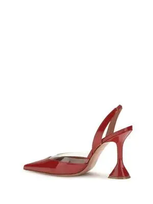 Amina Muaddi Lara Slingback Pumps