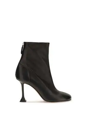Amina Muaddi Iris Nappa Booties