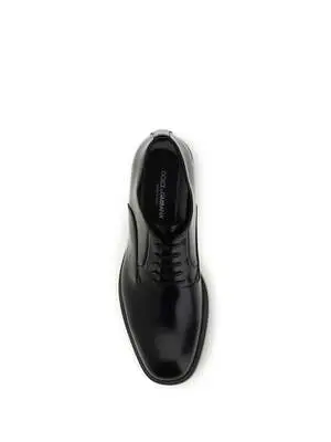 Dolce & Gabbana Calfskin Lace-up Derby Shoes