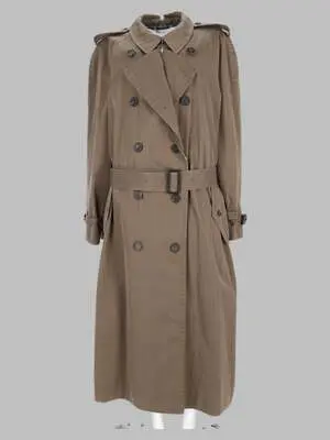MAISON MARGIELA Trench Folden Collar In Cotone - Brown