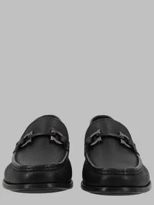 FERRAGAMO Mocassino Grandioso Con Ornamento Gancini - Black