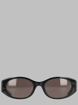 Balenciaga Occhiale Da Sole Rotondo - Black