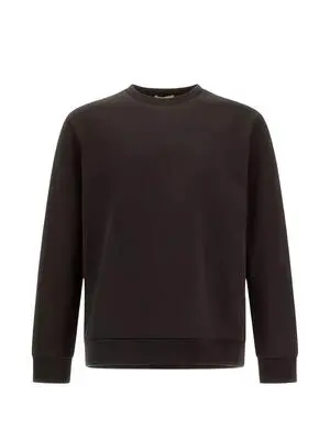 Herno Logo-embroidered Crew-neck Sweater - Brown