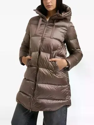 BOMBOOGIE Geneva Hooded Coat - Brown