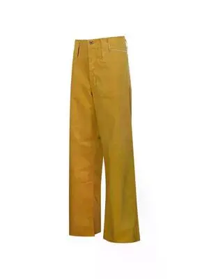 KURO Corduroy Frayed-edge Trousers