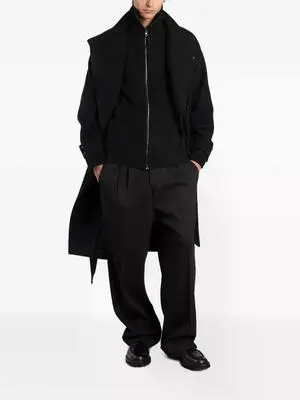 Tagliatore Double-breasted Belted Coat