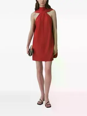 Simkhai Toni Cape-detail Mini Dress - Red