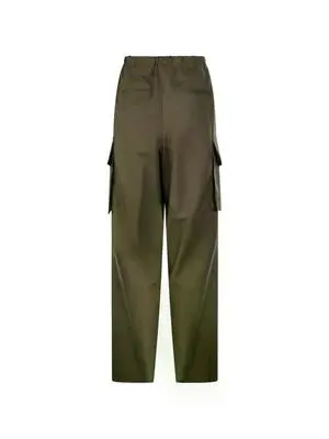 THE EROSE Drawstring Straight-leg Cargo Trousers