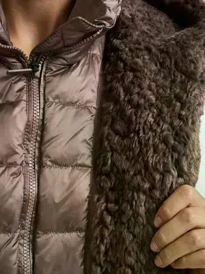 BOMBOOGIE St.moritz Hooded Faux-shearling Coat