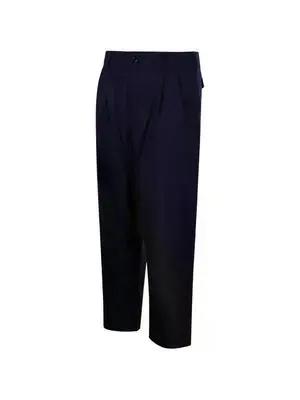 Comme Des Garçons Pleated Straight-leg Trousers