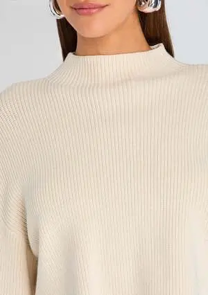 SEROYA Carmen Mid Cropped Sweater