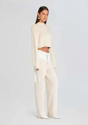 SEROYA Carmen Mid Cropped Sweater