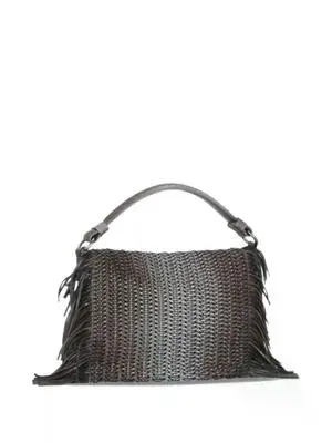 REPTILE'S HOUSE Braided Fringed Tote Bag