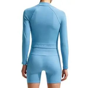 Nike Pro Full-zip Training Top - Work Blue
