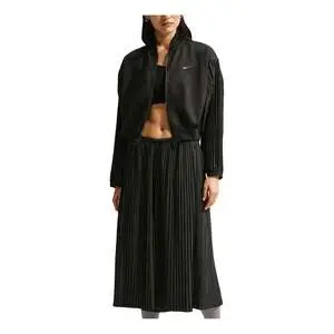 Nike Pleated Sleeve Jacket 'black Sail - Black/sail