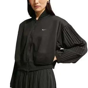 Nike Pleated Sleeve Jacket 'black Sail