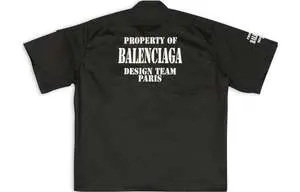 Balenciaga Property Of Short Sleeved Shirt Oversized