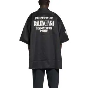 Balenciaga Property Of Short Sleeved Shirt Oversized