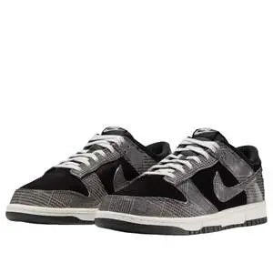 Nike Dunk Low ‘tweed Patent Leather - Black/sail/multi