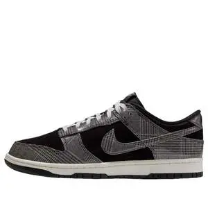 Nike Dunk Low ‘tweed Patent Leather - Black/sail/multi