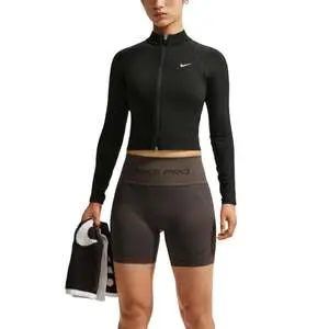 Nike Pro Dri-fit Full-zip Tight Training Top