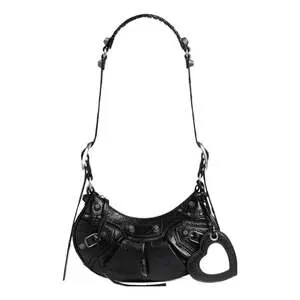 Balenciaga Arena Lambskin Le Cagole Xs Shoulder Bag - Black
