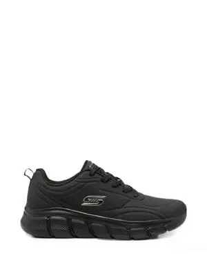 Sketchers Perforated Sneakers - Black