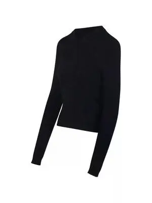 LISA YANG Ribbed-knit V-neck Sweater