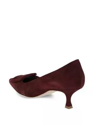 Manolo Blahnik Maysale Buckle-detail Pumps
