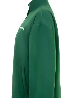 Miu Miu Pongé And Fleece Jacket