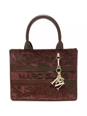 MARC ELLIS Sophy Logo-embroidered Tote Bag - Brown