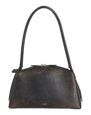 Alaïa Shoulder Bag Dark Leather - Brown
