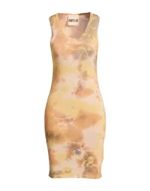 ANIYE BY Midi Dress Mustard Size Lyocell