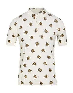 KRIS VAN ASSCHE Polo Shirt Ivory Size Cotton
