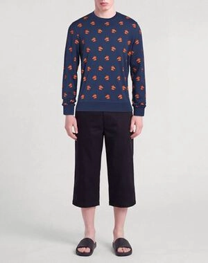 KRIS VAN ASSCHE Sweatshirt Size Cotton