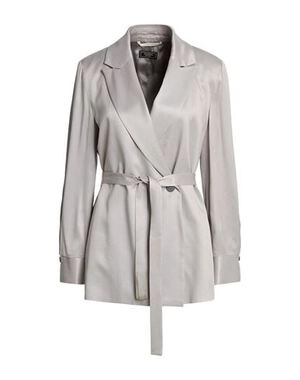 Peserico Blazer Size Viscose, Cupro - Grey