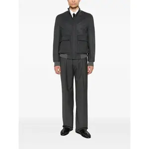 Brunello Cucinelli High-neck Jacket - Gray