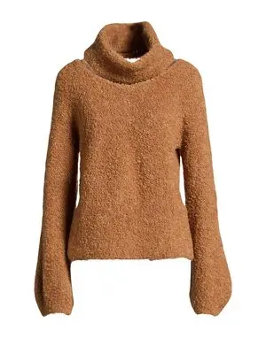 Liviana Conti Sweater Camel Size Alpaca Wool, Polyamide
