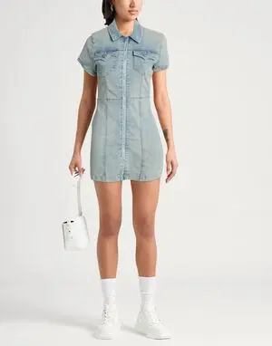 True Religion Mini Dress Size Cotton, Polyester, Lyocell, Elastane