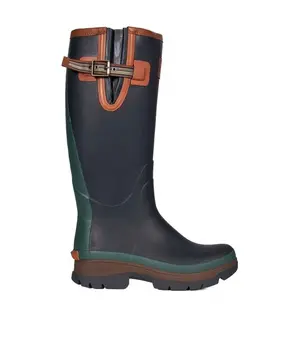 Barbour X Paul Smith Tall Welly Boots - Navy