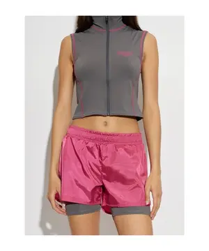 Moschino Active Zip-up Sleeveless Top
