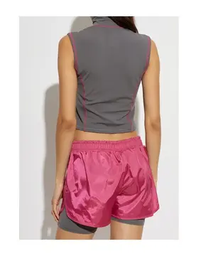 Moschino Active Zip-up Sleeveless Top