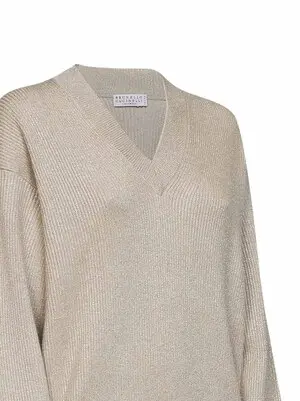 Brunello Cucinelli Long-sleeved Knit Top