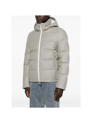 Brunello Cucinelli Houndstooth-pattern Quilted Jacket