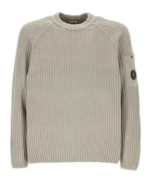 C.P. COMPANY Crew-neck Long-sleeve Knit Top