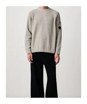 C.P. COMPANY Crew-neck Long-sleeve Knit Top
